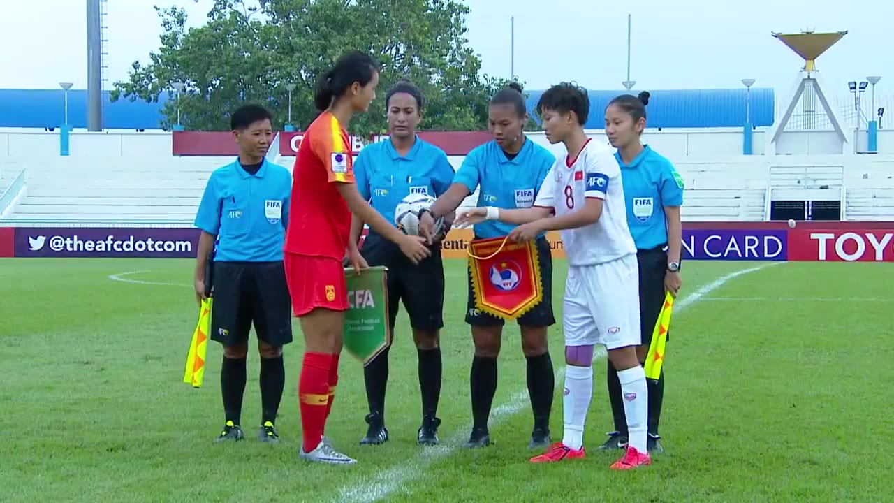 顺利出线 2019女足亚少赛:中国U16 1-0 越南U16 集锦