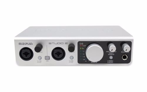 【评测】midiplus studio2 声卡怎么样?midiplus声卡开箱测评!纸老虎?...