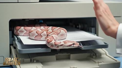 打印机惊吐活体白蛇!A4纸上温热蠕动吓坏网友