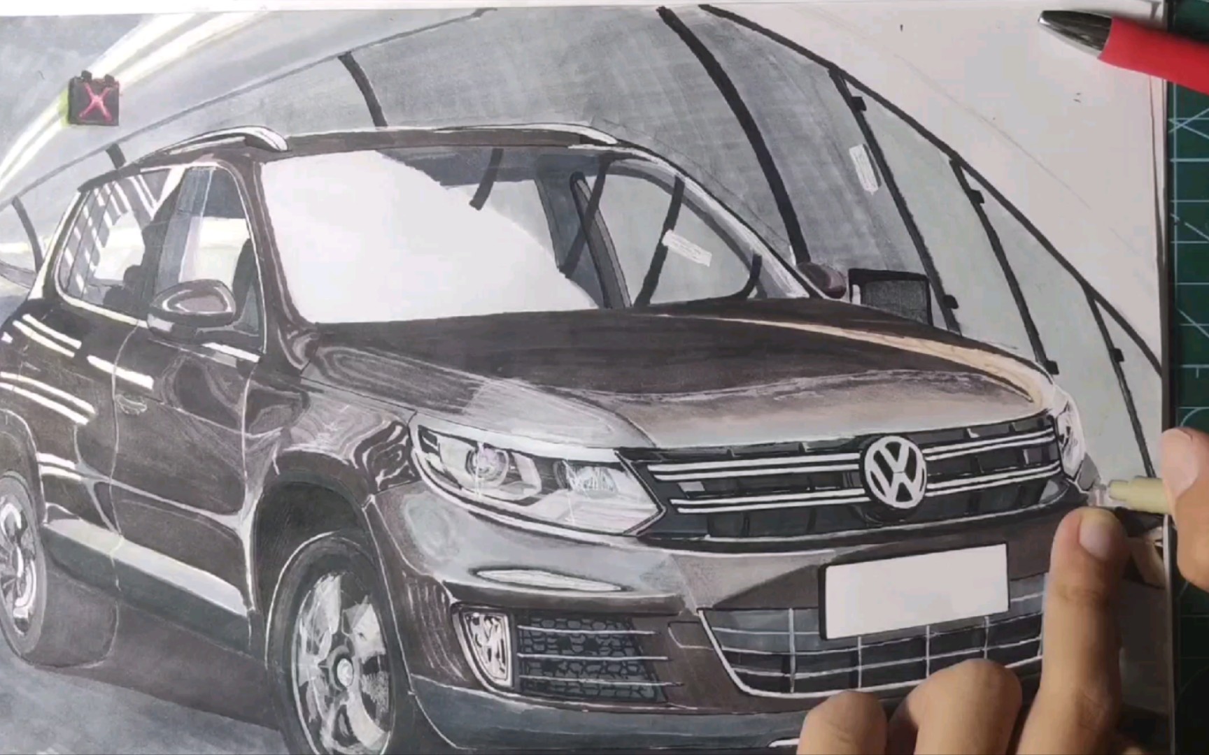 [手绘汽车]大众途观