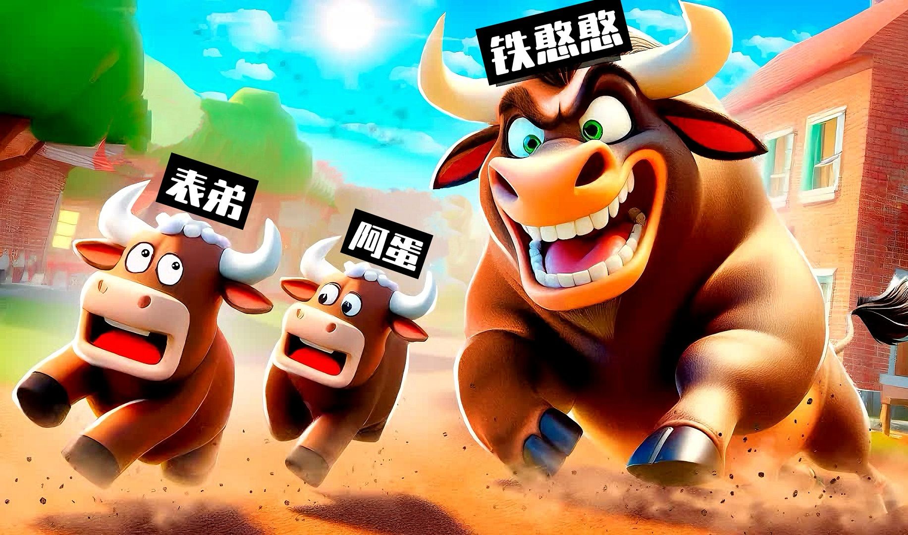 罗布乐思:铁憨憨三人完美配合,成功解决掉场上最大的公牛!_网络游戏...