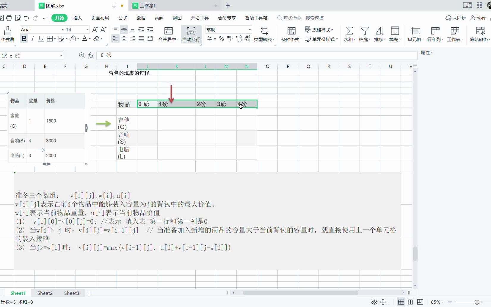 【动态规划】背包问题解题思路