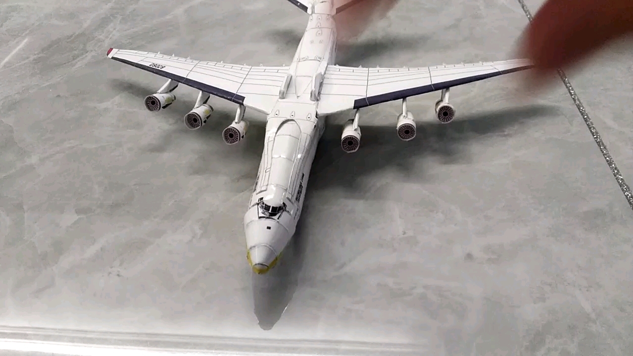 [定格动画]安225运输机纸模型制作