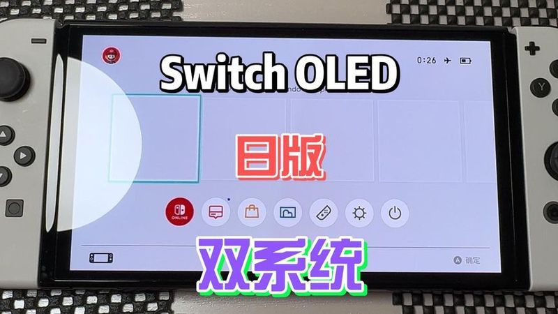 日版Switch OLED,双系统