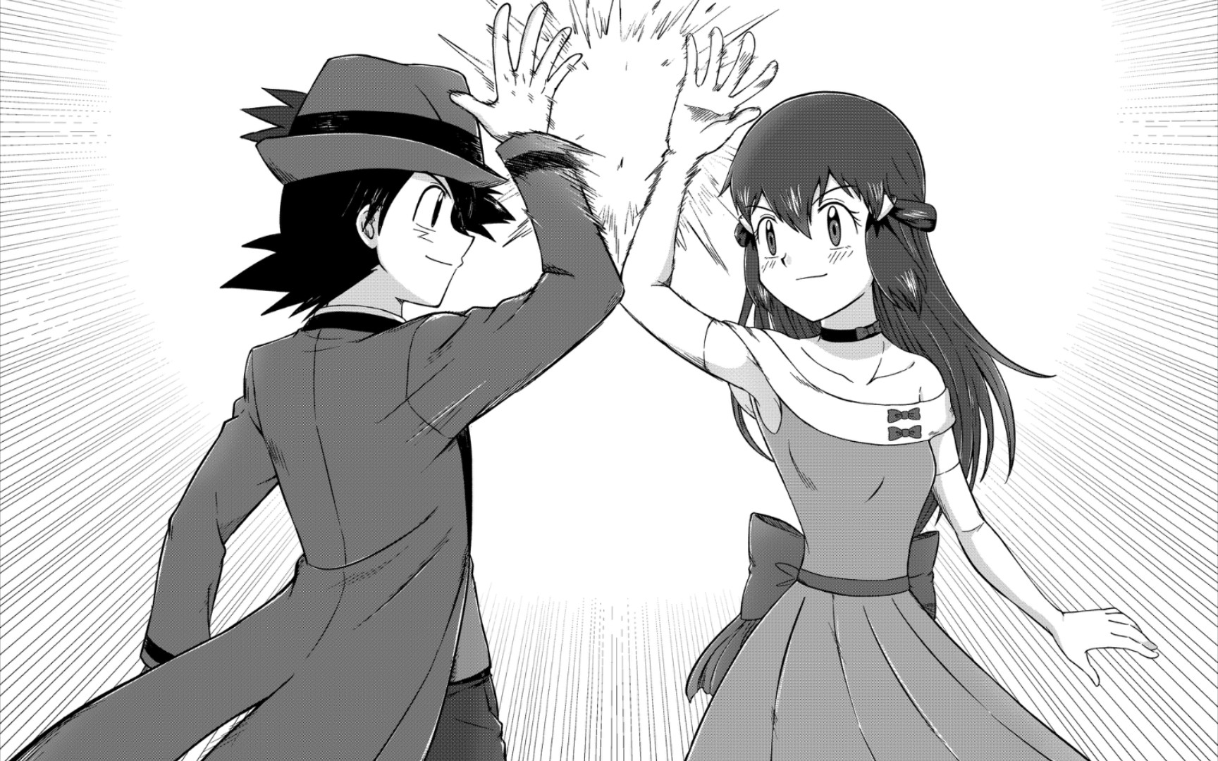 《精灵宝可梦DP》同人作①②!有你陪在身边,我真的很高兴!