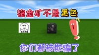迷你世界:原来我们都被欺骗了!钨金矿石它不是黑色的,它是蓝色
