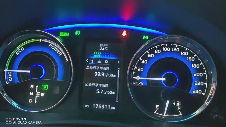 卡罗拉双擎变单擎了,电池电量充足、空调不开、P档