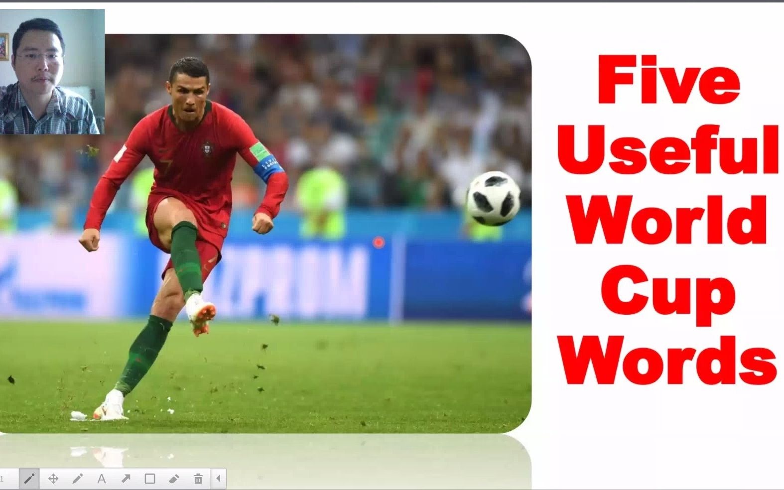 Paul英语课堂:足球英语系列|五大实用的足球英语词汇|运动英语