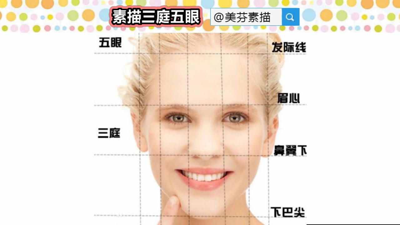 【素描人像入门教程】:想要画好人像,首先要认识人物五官的三庭五眼!