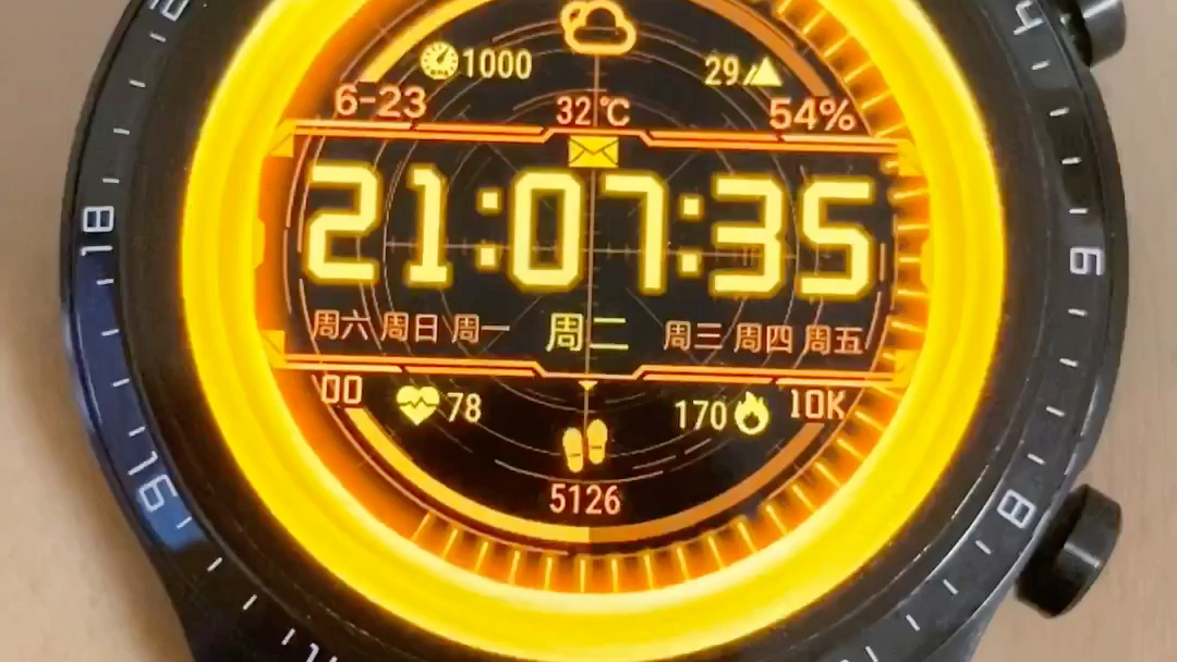 华为GT/GT2荣耀魔法42&46智能手表表盘《战术封锁》请至华为运动...