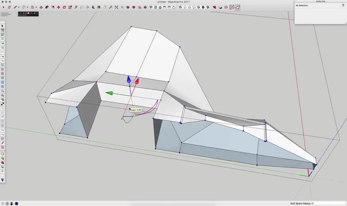 用Sketchup制作一架战斗机