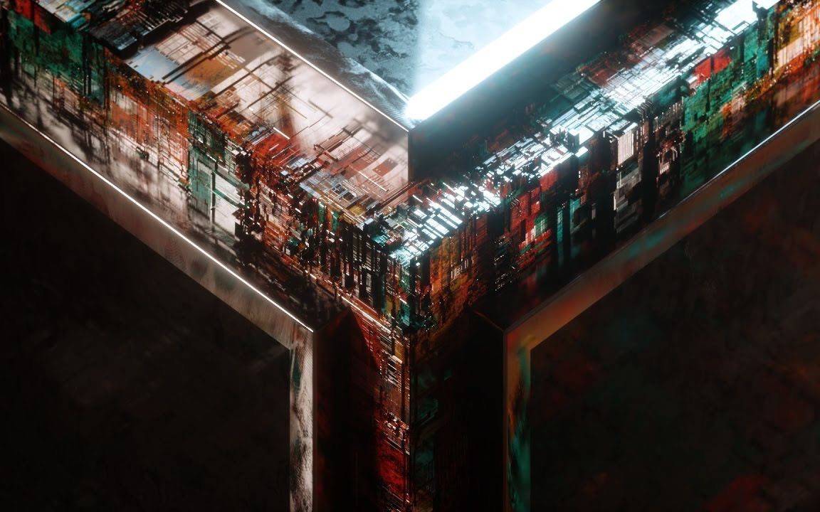 利用C4D+OC置换制作科技感教程