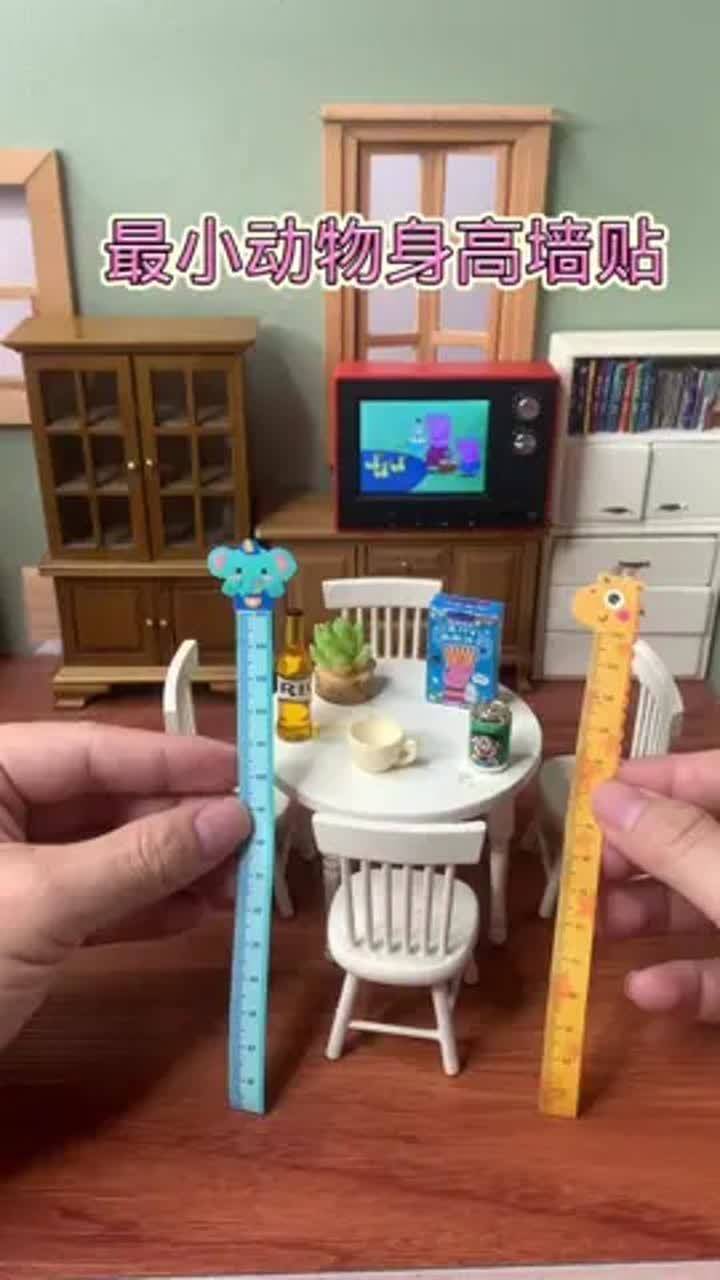 迷你厨房最小身高墙贴 迷你厨房 迷你食玩