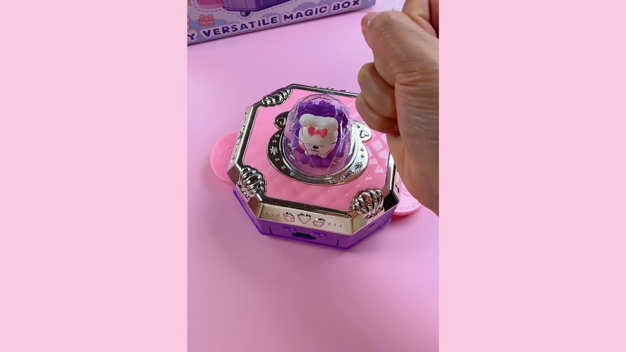 萌趣兔子DIY百变魔法盒 百变小首饰 咕卡玩具 #手工DIY #儿童玩具