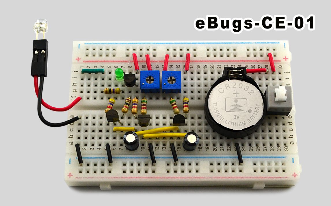 【教程】eBugs-CE01-电子昆虫--闪光灯控制电路(视频教程)