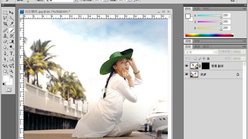 PS教程通过自动混合图层命令制作混合合成图像