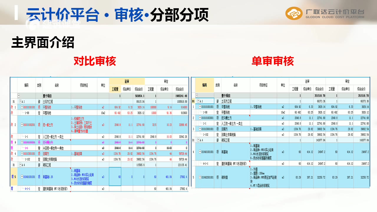 广联达云计价(平台--gccp5.0视)频教程-界面介绍