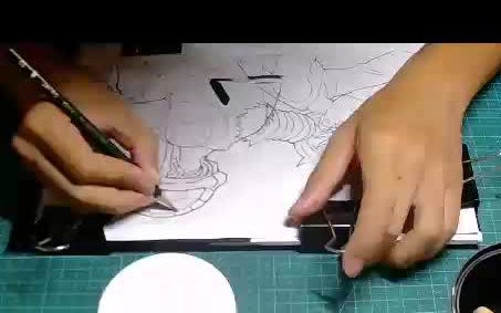 【王麦】黑白双色木刻版画