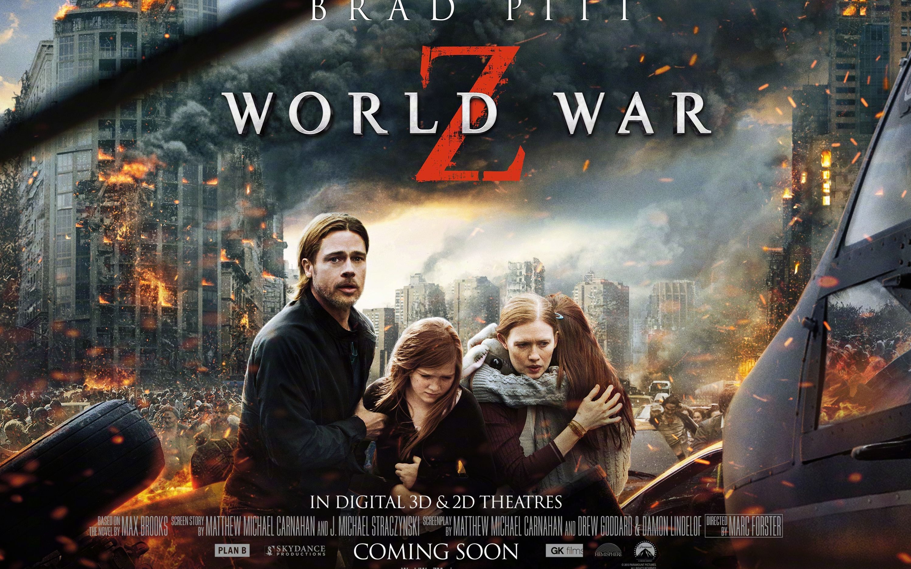 被片名耽误的电影-僵尸世界大战-精彩片段