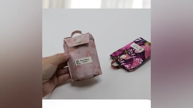 教程分享 小小包挂收纳袋制作