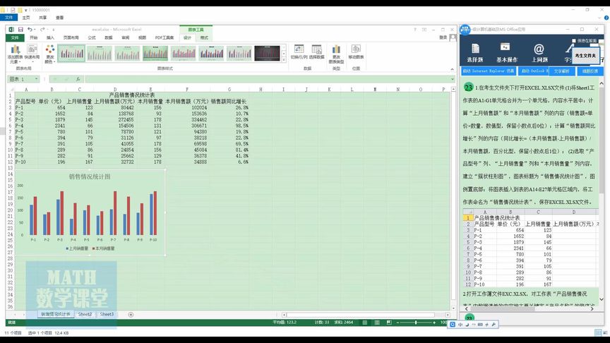 全国一级计算机等级考试MS Office应用电子表格(一)