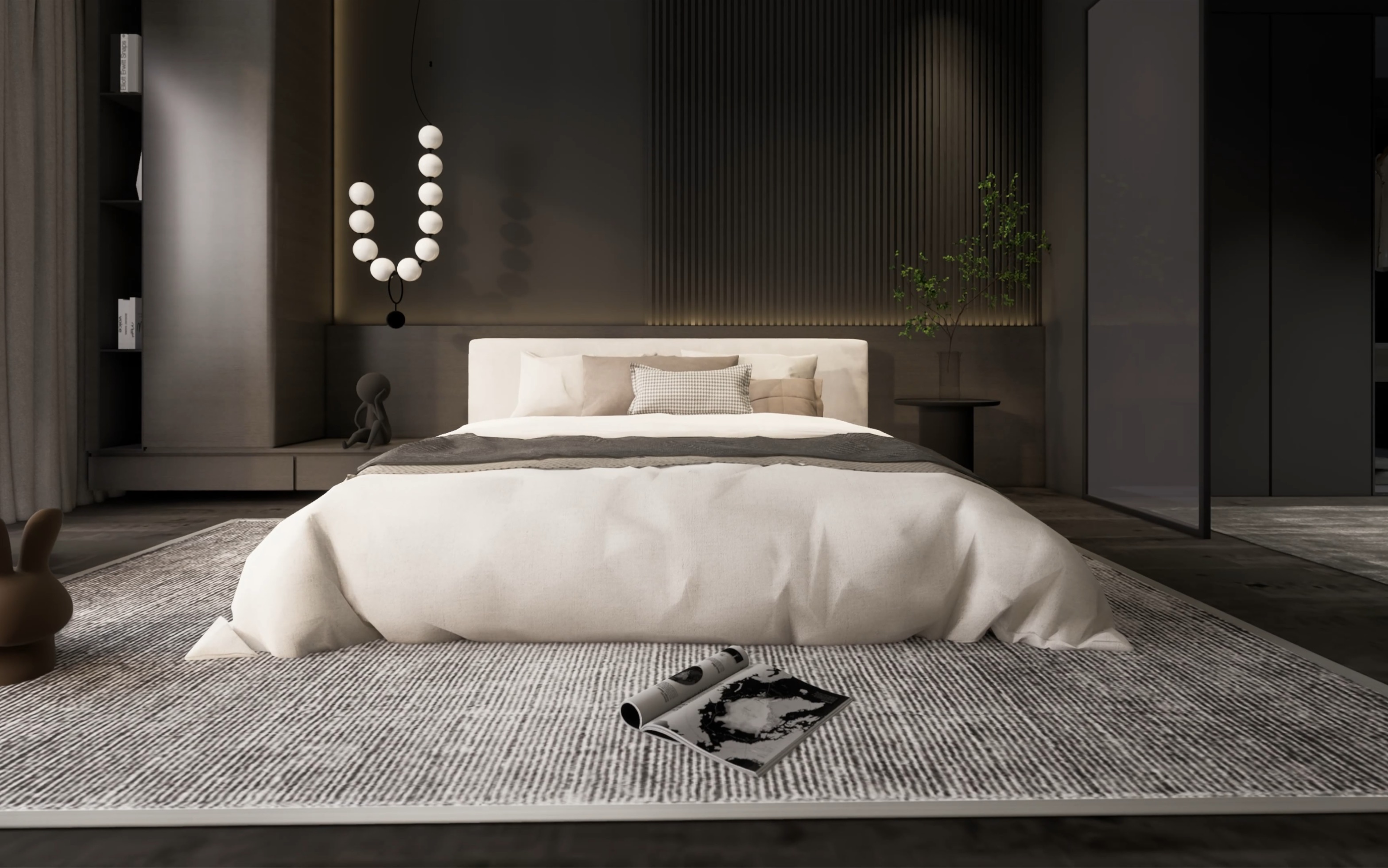 enscape初学者第三次做 su建模 来看看是不是你的梦中卧室