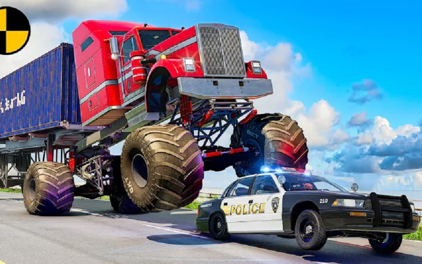 ...亡人车祸事故合集模拟——老实人的复仇【beamng.drive车祸模拟器】