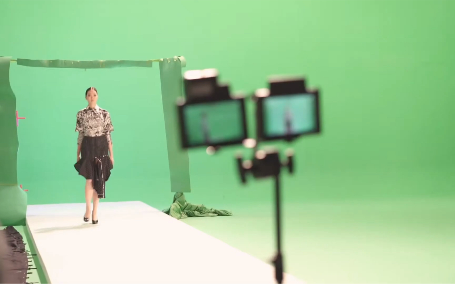 绿幕走秀服装秀/虚拟演播厅/虚拟发布会