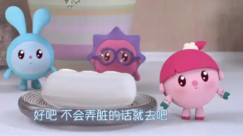 瑞奇宝宝:宝宝们画章鱼,把手弄的脏脏的,快去洗干净