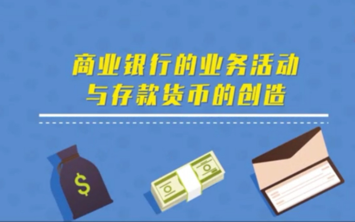 商业银行的业务活动与存款货币的创造