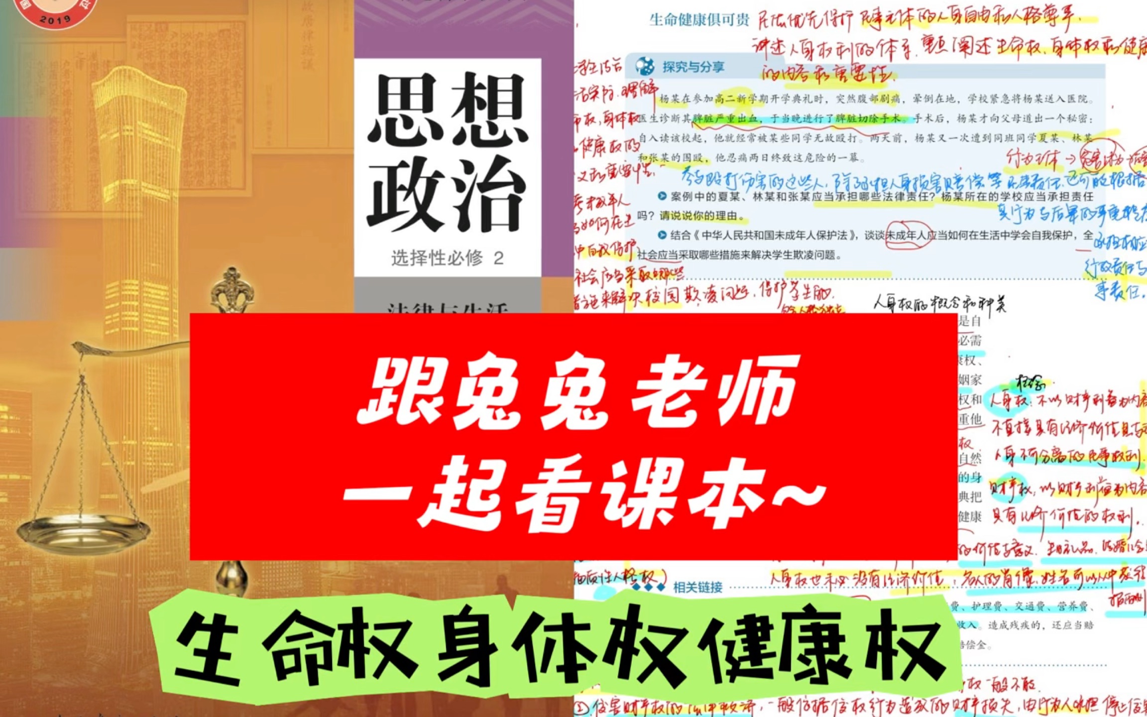 ...身体权健康权～高中选择性必修二法律与生活~第一单元第一课第二框1