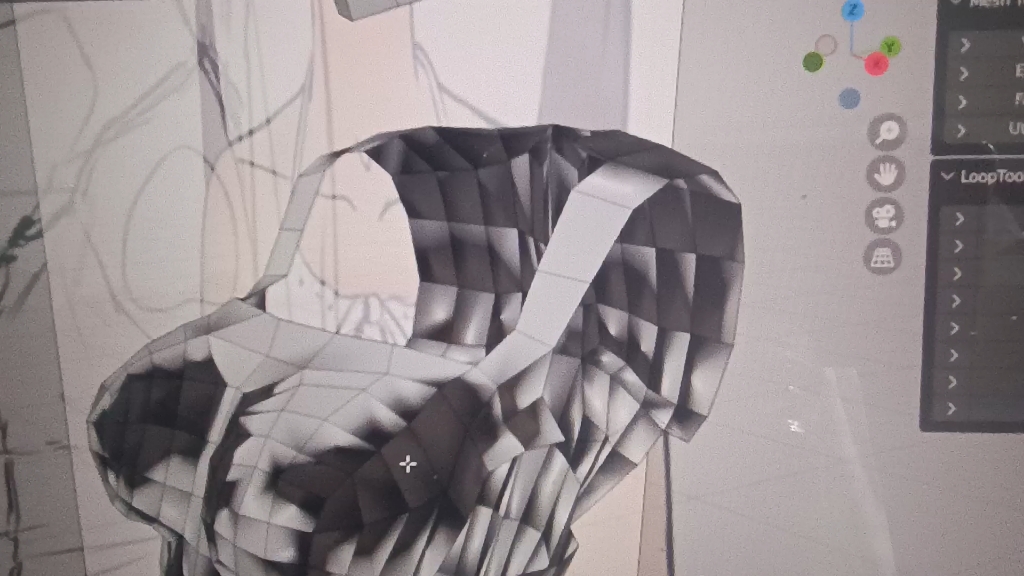 blender建模出现黑面