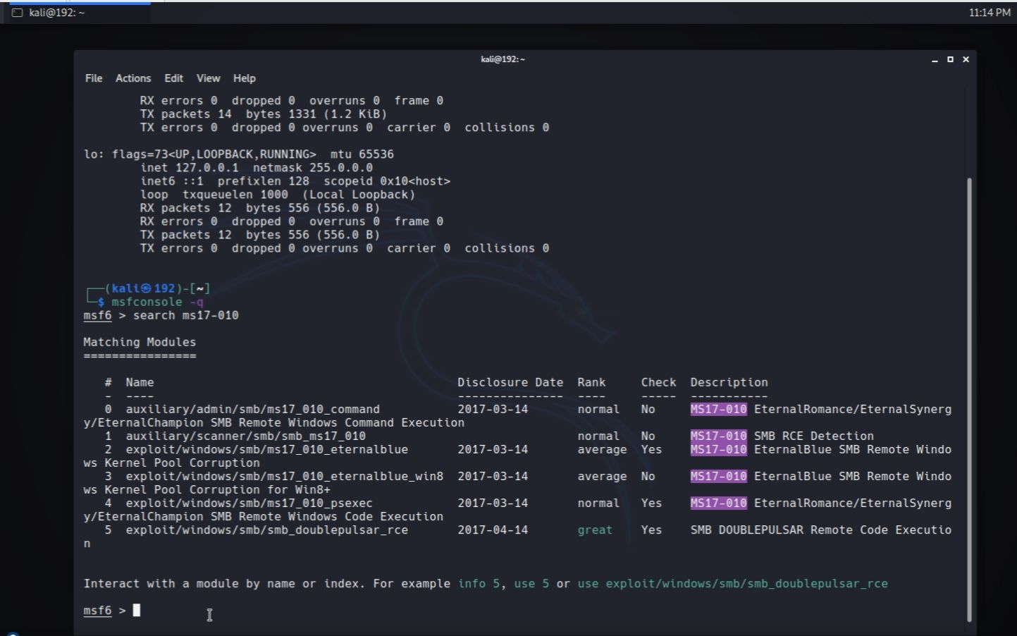 Kali MSF永恒之蓝漏洞攻击以及防御 适用于所有新手的教程