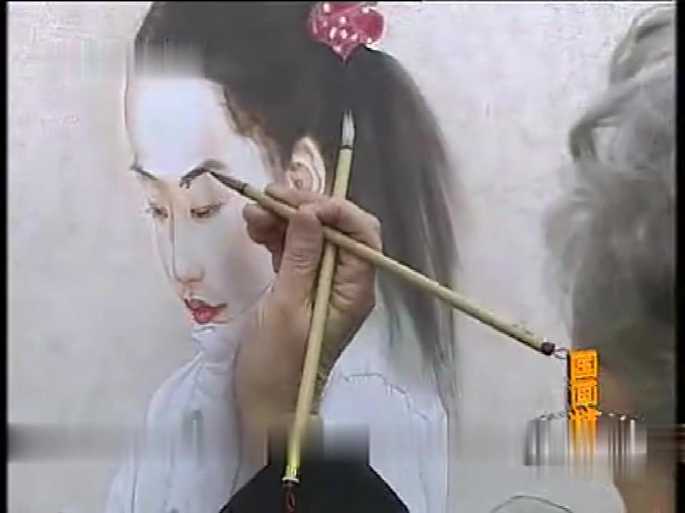 蒋采苹人物技法示范_标清