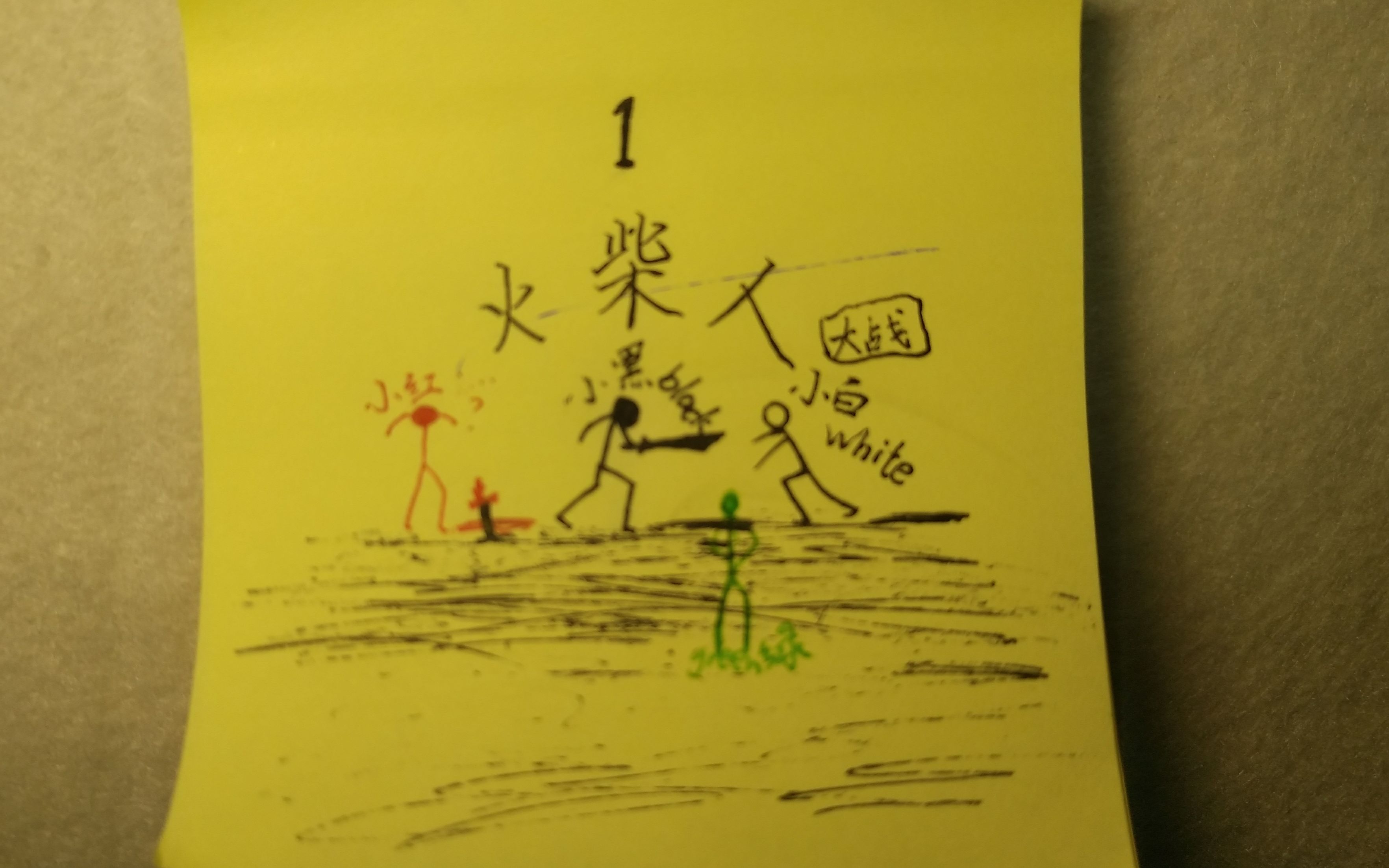 火柴人手翻书热血格斗