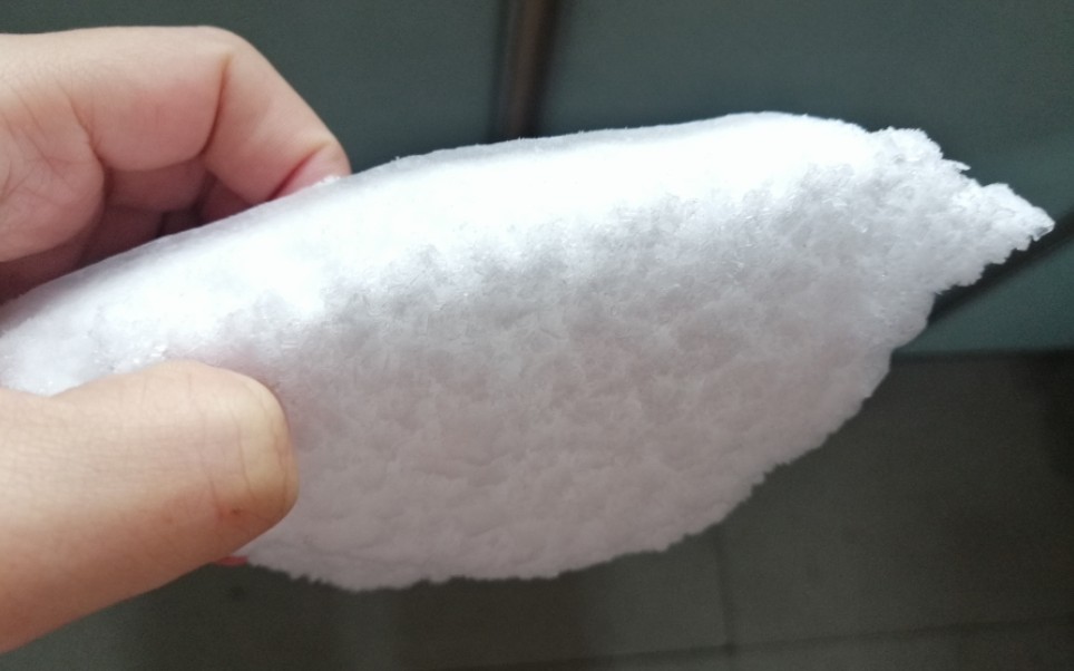 恰冰!刮下来一大块冰霜,超厚超硬超脆的那种!