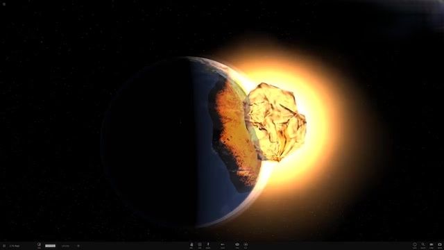 一颗一百亿吨的陨石撞击地球会怎样?太平洋烧干了?