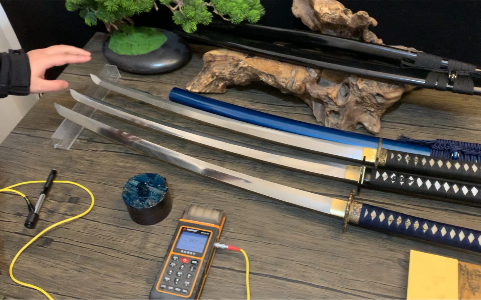 【白泽堂】锰钢、s7、dc53硬度测试