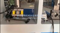 ...半自动双工位液压切断机大型家具管材冲孔不锈钢角铁冲断镀锌钢管...