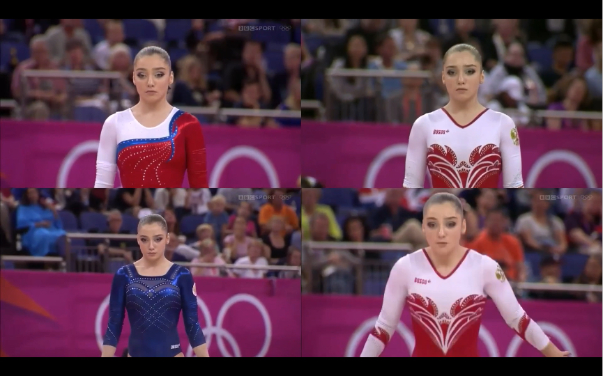 经典回顾俄罗斯体操名将慕斯塔芬娜伦敦奥运会四套自由操对比