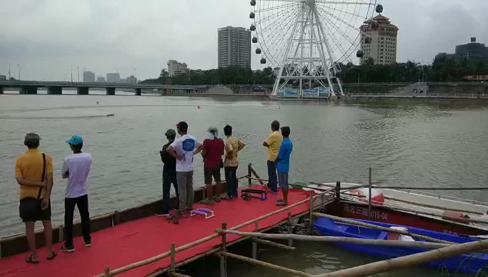 2018广东省航海模型锦标赛,在茂名小东江举行。