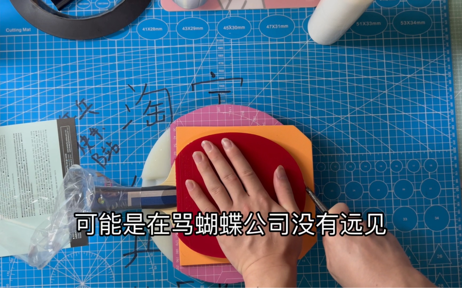 【小丑乒乓】蝴蝶林高远zlc,正手neo橙省,反手斯蒂卡咒语proH。林...