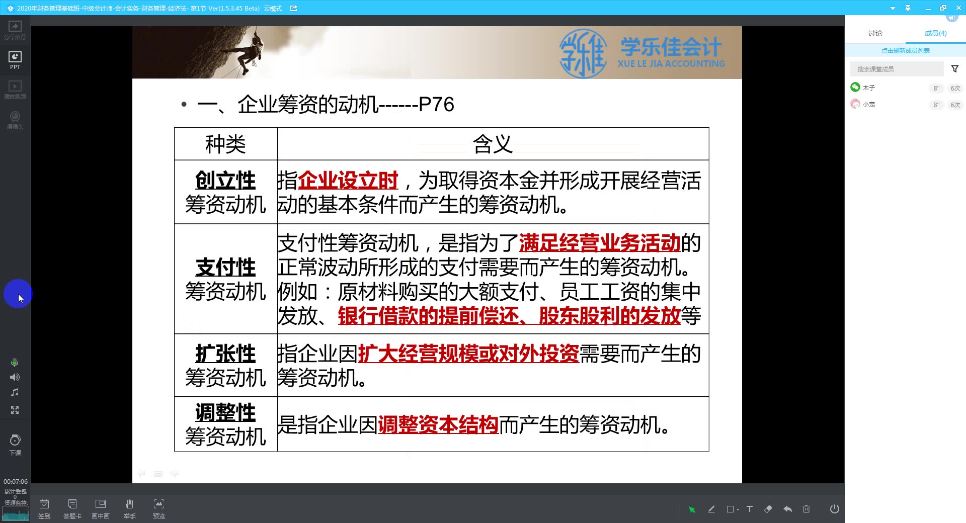中级财管筹资管理与债务筹资的优缺点