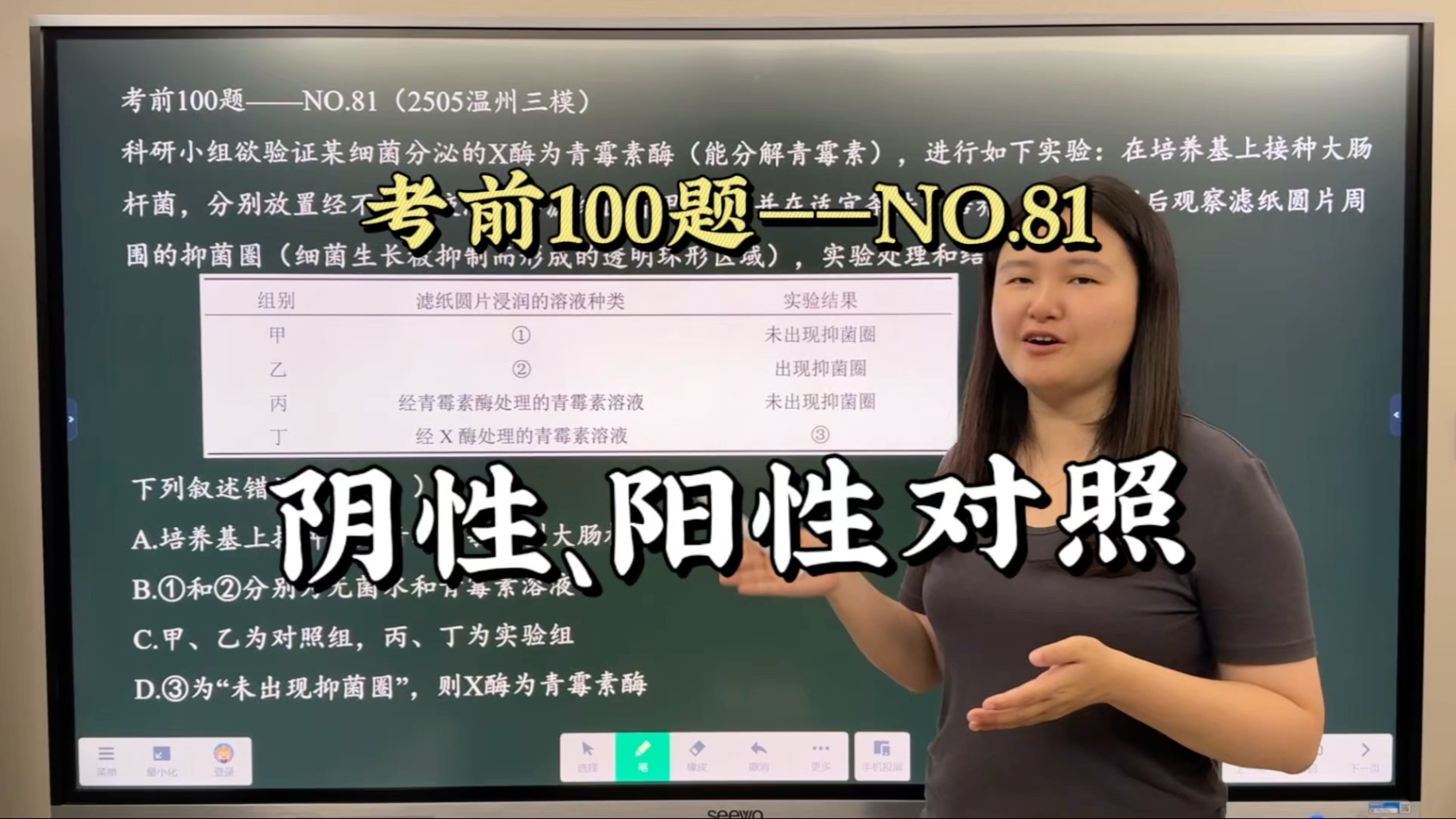 如何区分空白对照、阴性对照和阳性对照?此题选自2025年5月温州...
