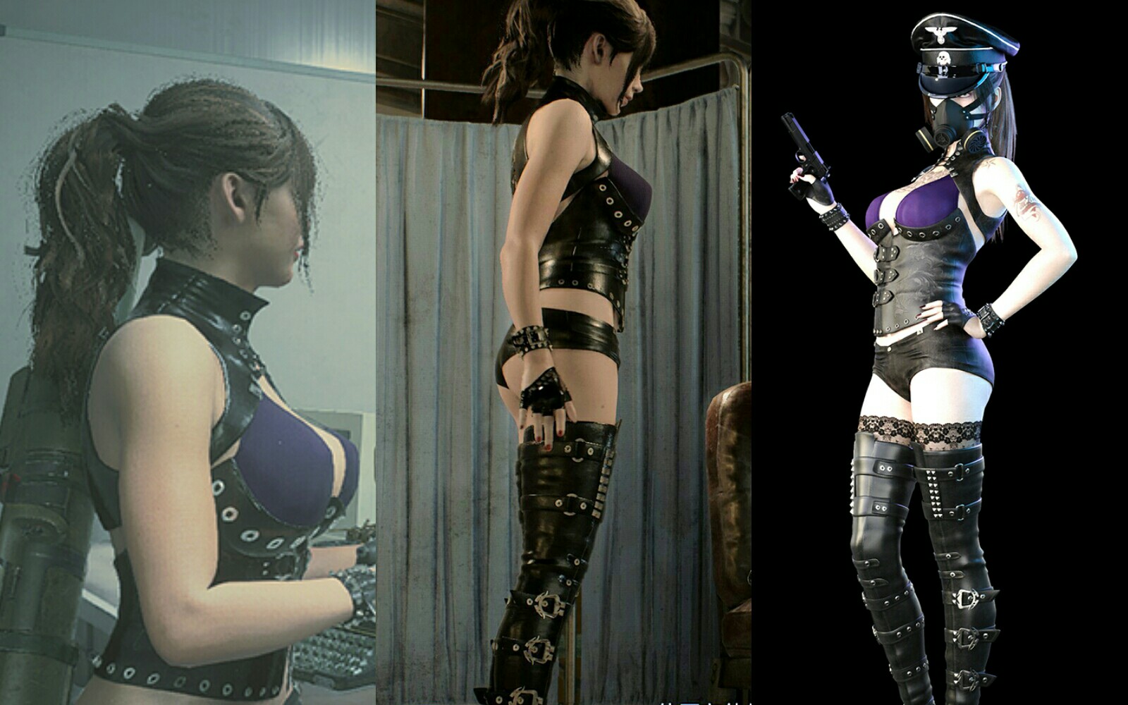 附下载《生化危机2重制版》最新性感服装MOD
