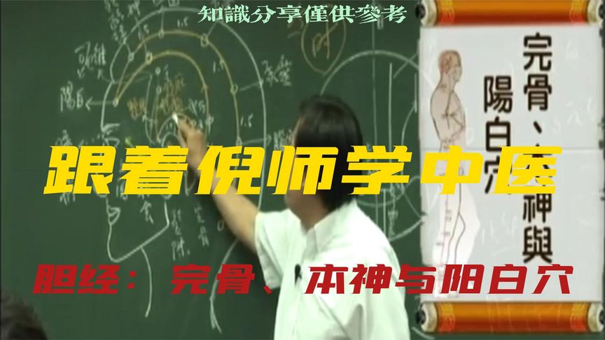 跟着倪氏学中医:胆经完骨、本神与阳白穴的临床运用
