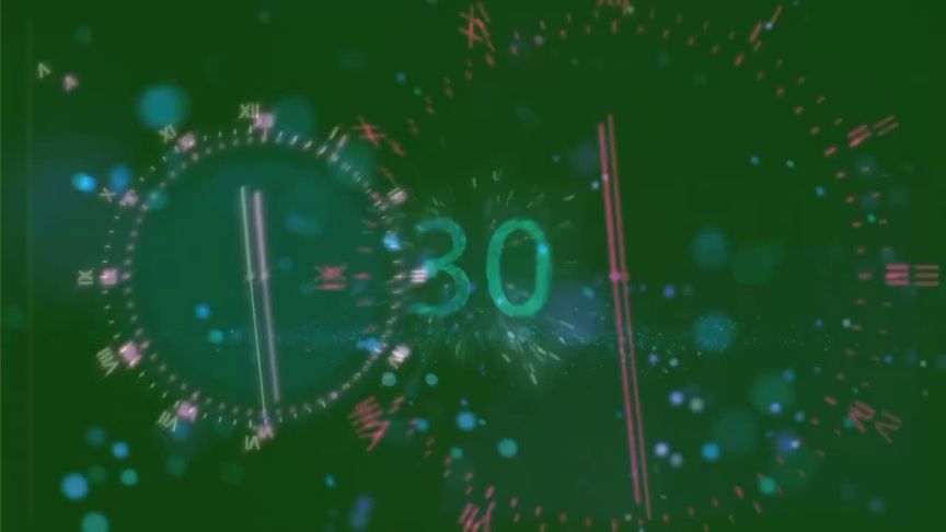 #倒计时 #跨年 #2020 #绿幕素材 #素材素材 30秒倒计时倒计时