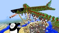 我的世界: 燃起来! 每分钟十万TNT炸弹输出! 轰炸机教学!