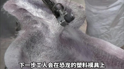 原来侏罗纪公园的恐龙真的存在,制作的机械恐龙模型,十分逼真制作...