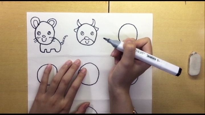 十二生肖简笔画